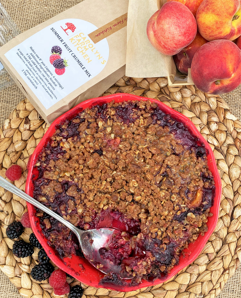 Summer Fruit Crumble Mix - Natural Ingedients in Small Batches ...